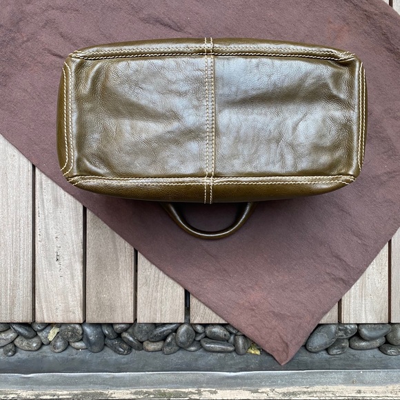 Celine | Bags | Celine Boogie Biker Olive Leather Satchel Bag | Poshmark